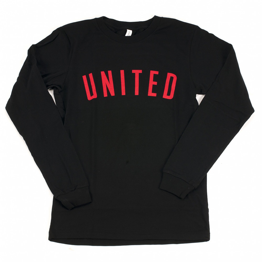 United STRETCH Longsleeve T-Shirt Black | TBB-BIKE