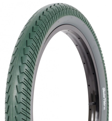Shadow VALOR Tire Green Gray Wall | TBB-BIKE